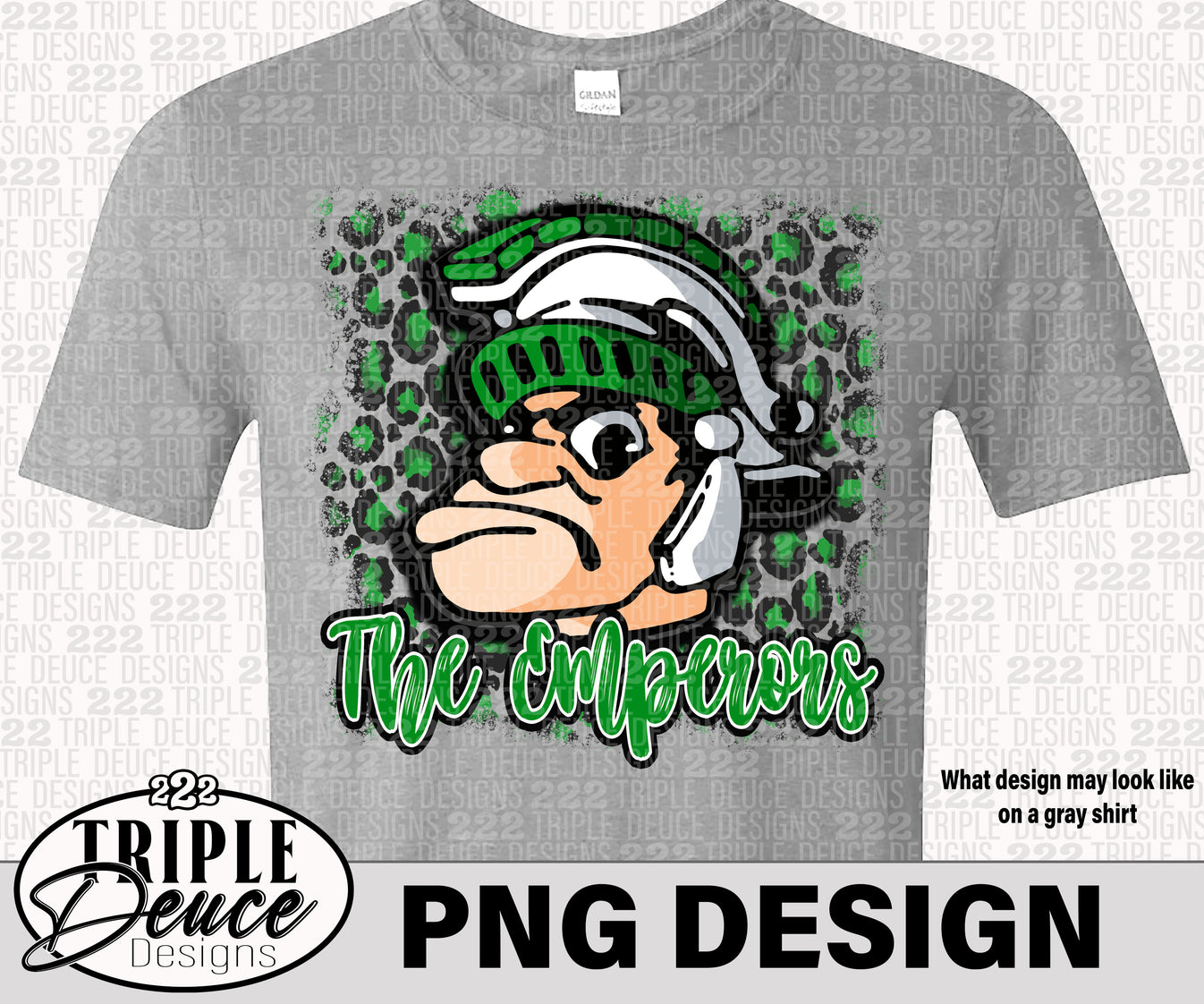 Dinuba The Emperors Green 1 PNG Design – Triple Deuce Designs