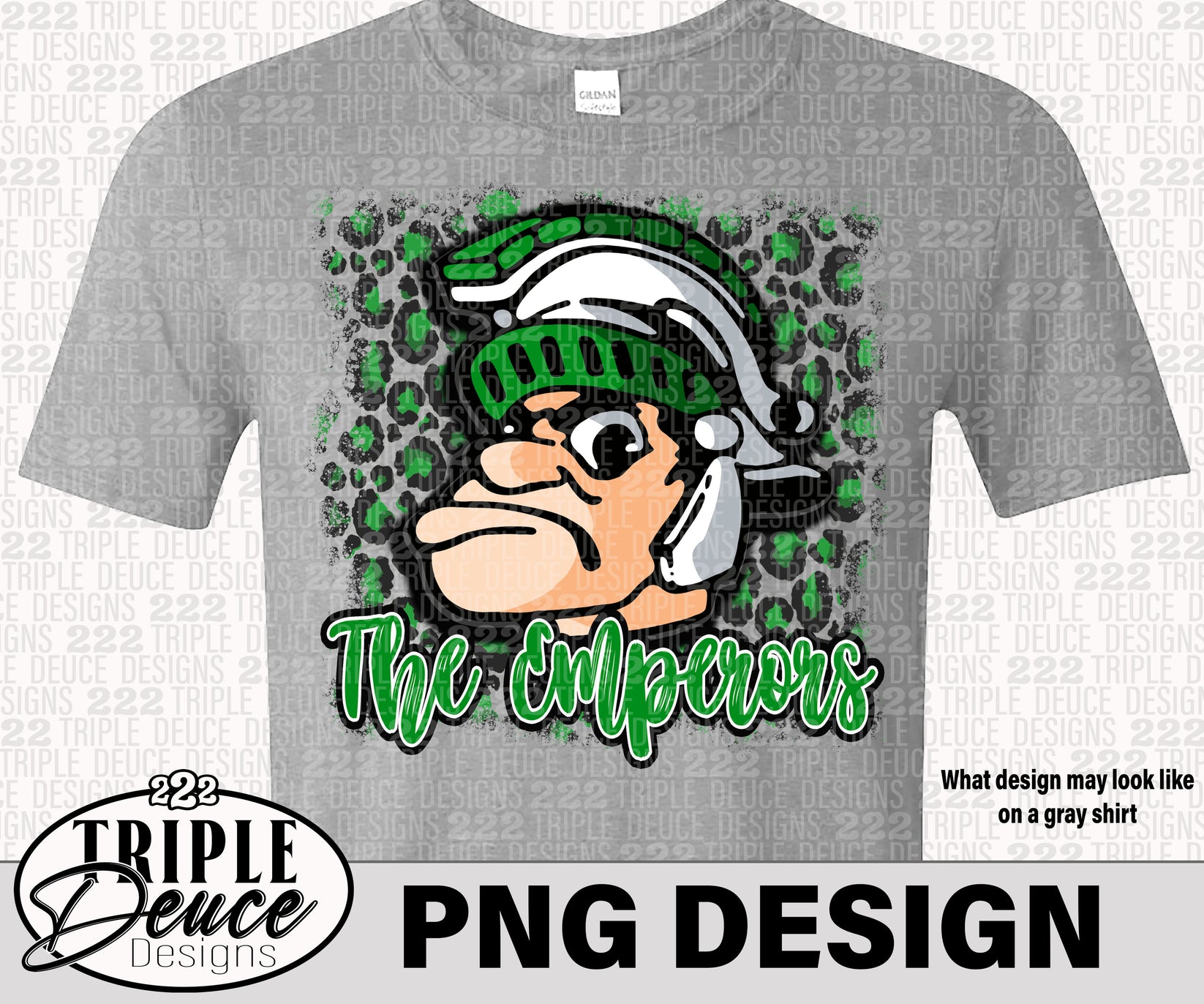 Dinuba The Emperors Green 1 PNG Design – Triple Deuce Designs